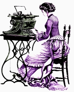 Pied Type victorian typewriter